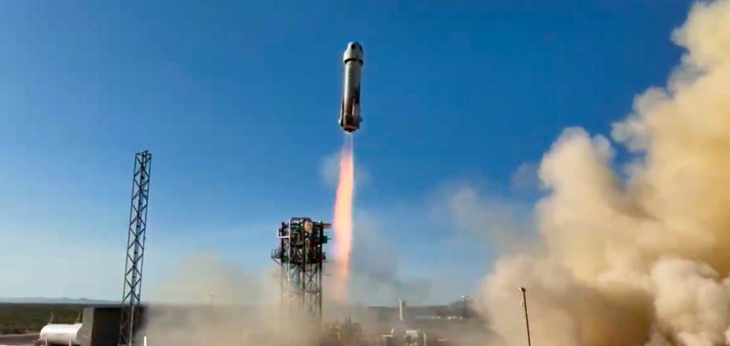 6ème vol habité réussi pour New Shepard - La Chronique Spatiale